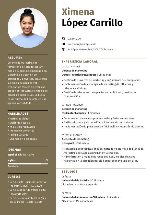 Plantilla de currículum de policía y ejemplos | miCVideal